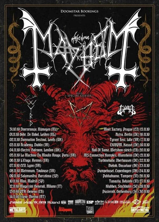 MAYHEM Reveal Name, Cover, and Track List of New Album - OUTBURN ONLINE