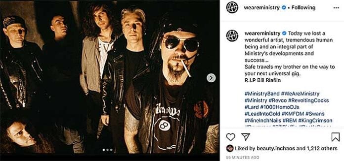 Drummer BILL RIEFLIN Passes Away - OUTBURN ONLINE