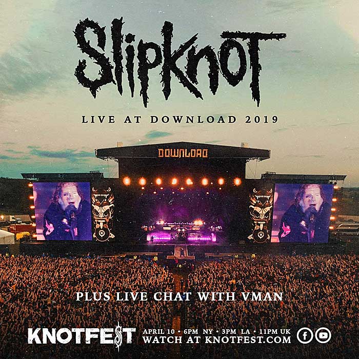 KNOTFEST.COM to Stream SLIPKNOT’s Headline Set from Download Festival ...