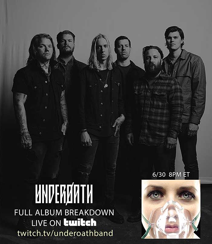 UNDEROATH to Dive into They’re Only Chasing Safety During This Week’s ...