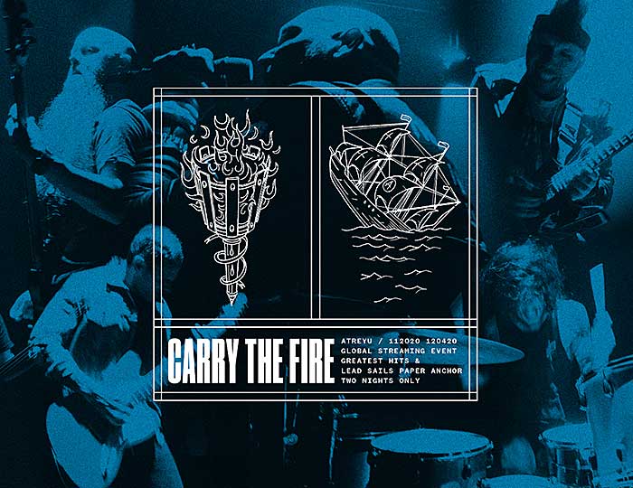ATREYU Announces “Carry The Fire” Livestreams - OUTBURN ONLINE