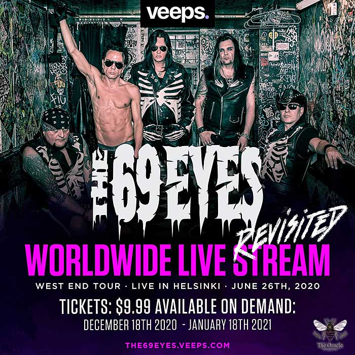 THE 69 EYES Worldwide Live Stream Revisited - OUTBURN ONLINE