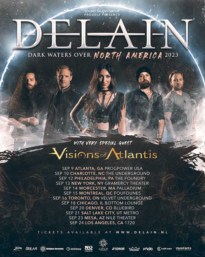 Metal Masters DELAIN Announce North American Headline Tour Featuring ...